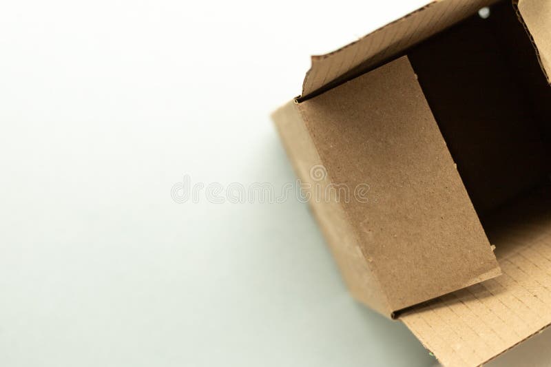Open Cardboard Box Corrugated Top View Soft Stock Photos - Free ...