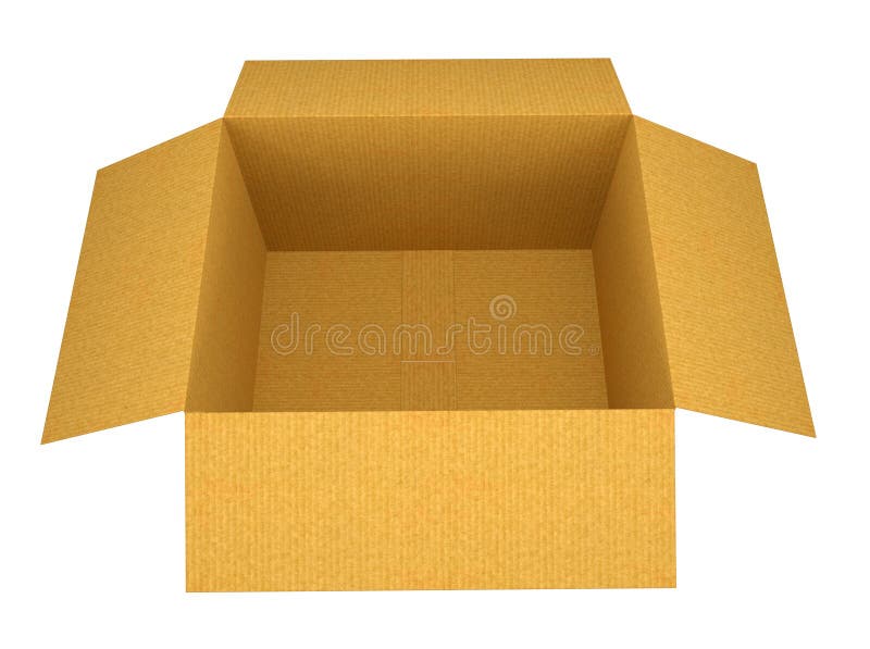 Top View Open Parcel Moving Box Stock Illustrations – 171 Top View Open ...