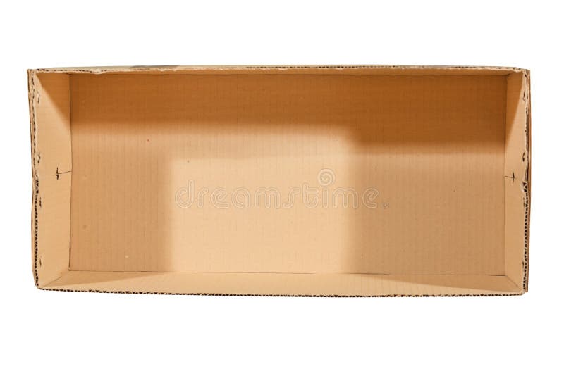 Open cardboard box stock photo. Image of packaging, storage - 58479128