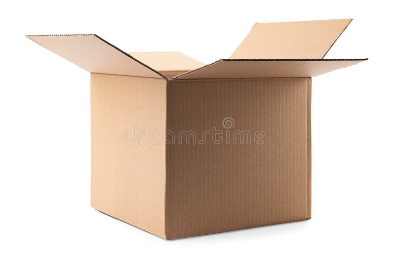 Open Cardboard Box Top View Stock Photo - Image of packet, office: 60810186