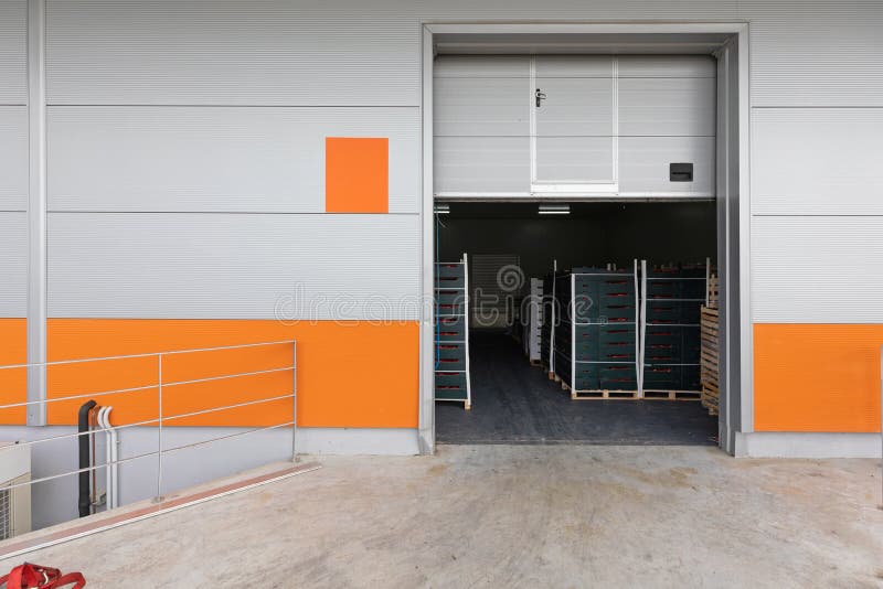 Open Cargo Door stock photo. Image of structure, door - 161772416
