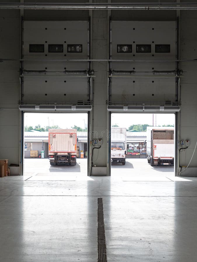 Open Cargo Doors stock image. Image of distribution - 186538591