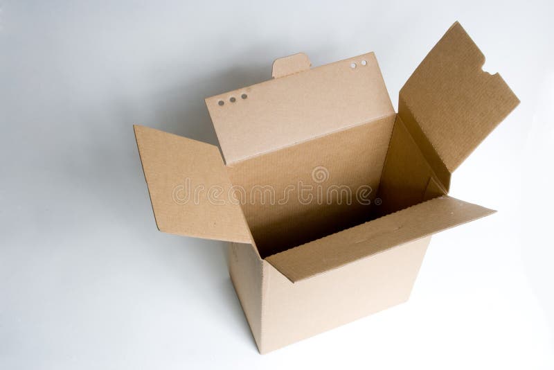 An open carton stock photo. Image of gift, packaging, packet - 8591016