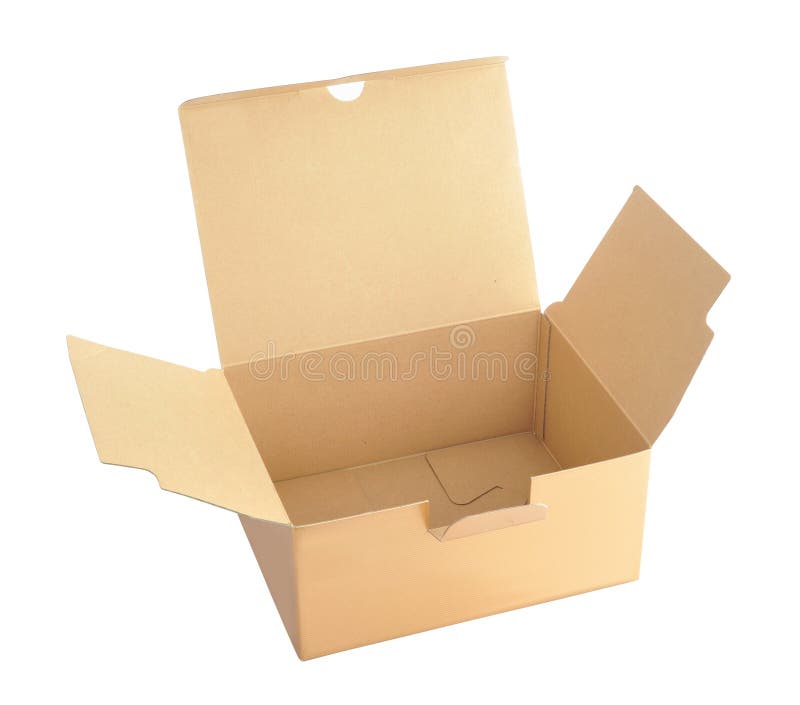 An open carton stock photo. Image of gift, packaging, packet - 8591016