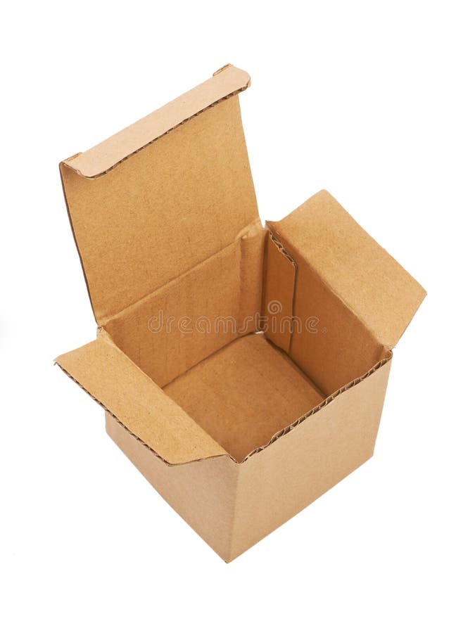 Open carton box stock photo. Image of post, design, packer - 59927894