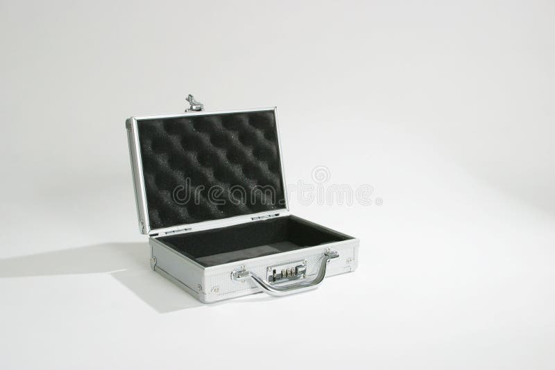 Open briefcase stock photo. Image of safety, luggage, open - 6105184