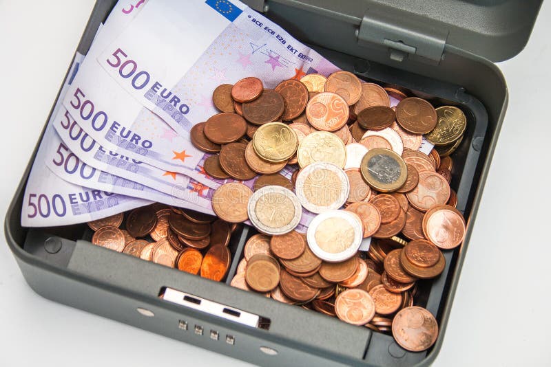 Open cashbox with money stock photo. Image of abundance - 30177074