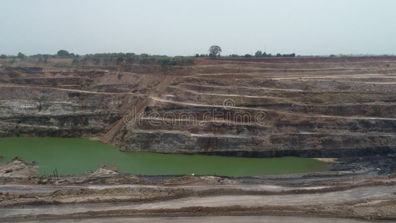 Open cast coal mine stock photo. Image of method, cast - 264336910