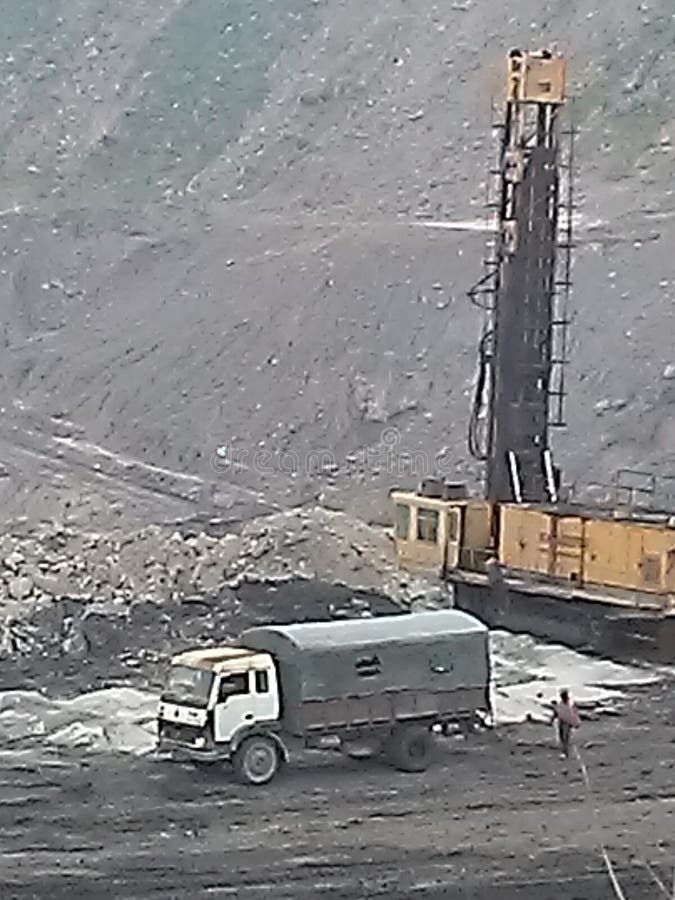 Open Cast Coal Mines Project Stock Image - Image of open, cast: 156656403