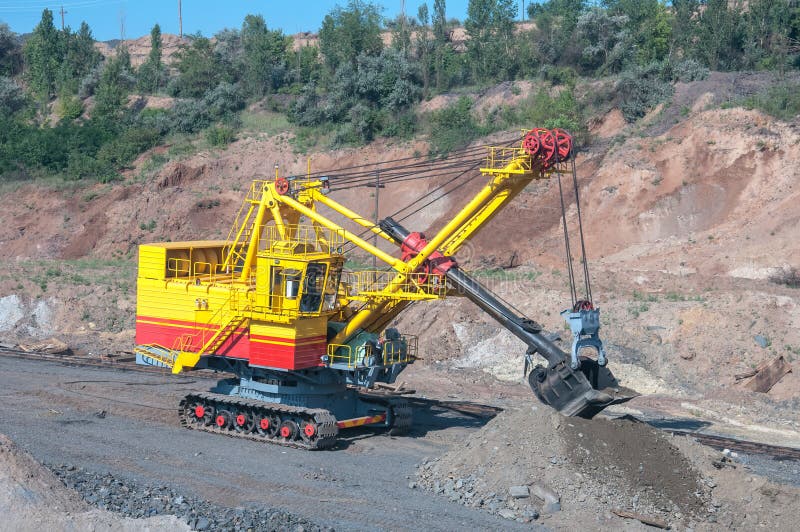 Open cast mine stock image. Image of ferric, earth, layered - 36140075