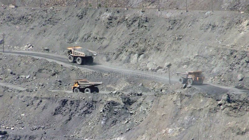 Open cast mine stock footage. Video of resources, layered - 91053346