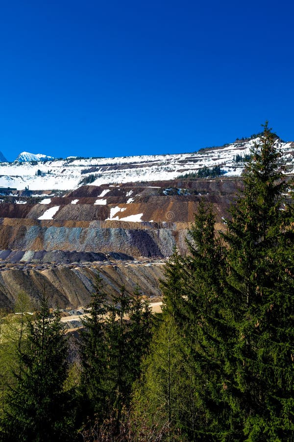 Open Cast Ore Mine at Erzberg in Austria Stock Image - Image of ...