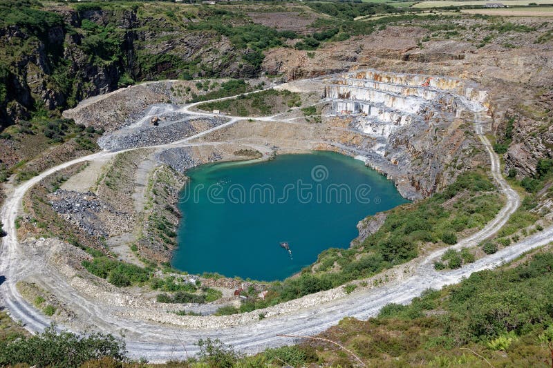Quarry stock photo. Image of gravel, manufacture, machinery - 9617678