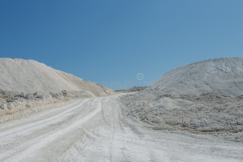 Chalk Mining. Chalk Hills. Chalk Surface Stock Photo - Image of crushed ...