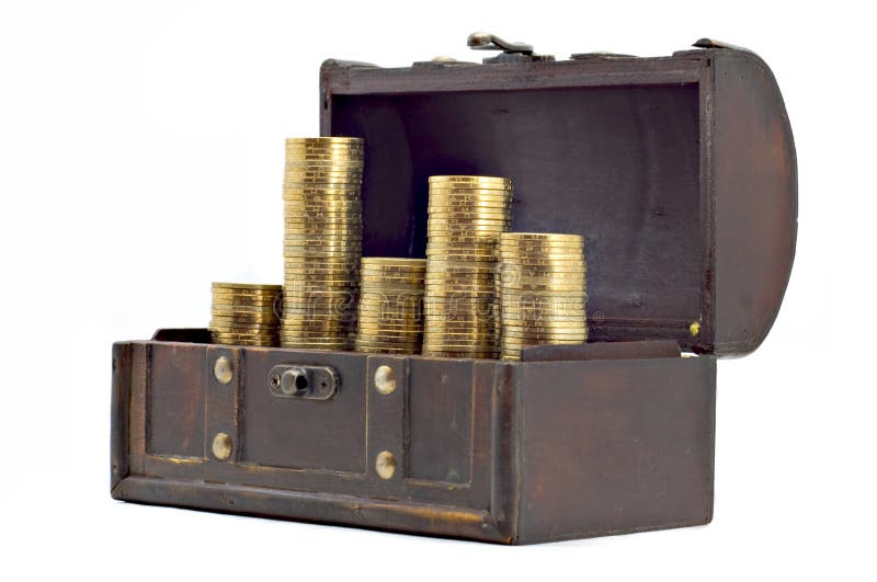 Treasure Chest stock photo. Image of dollar, metaphor, money - 47078