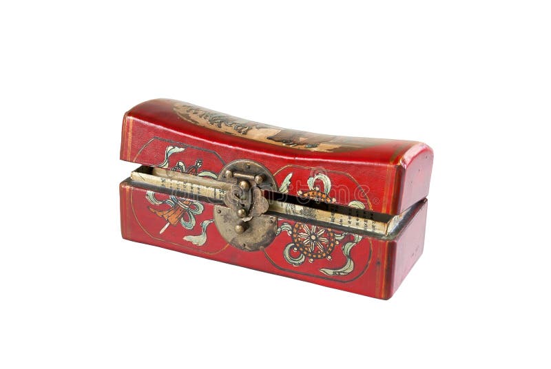 Open chinese box stock photo. Image of decorative, traditional - 19155310