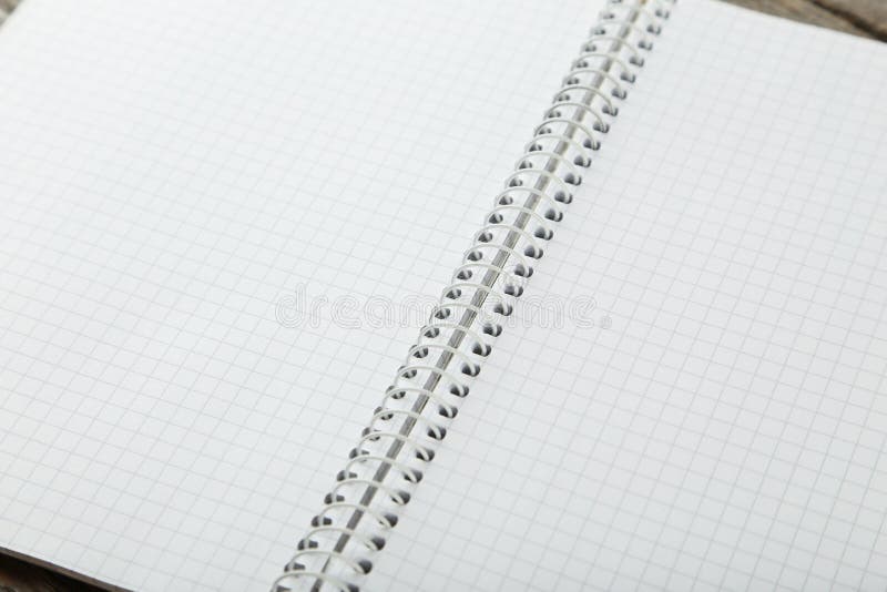 Open Clear Notebook, Close Up Stock Image - Image of background ...