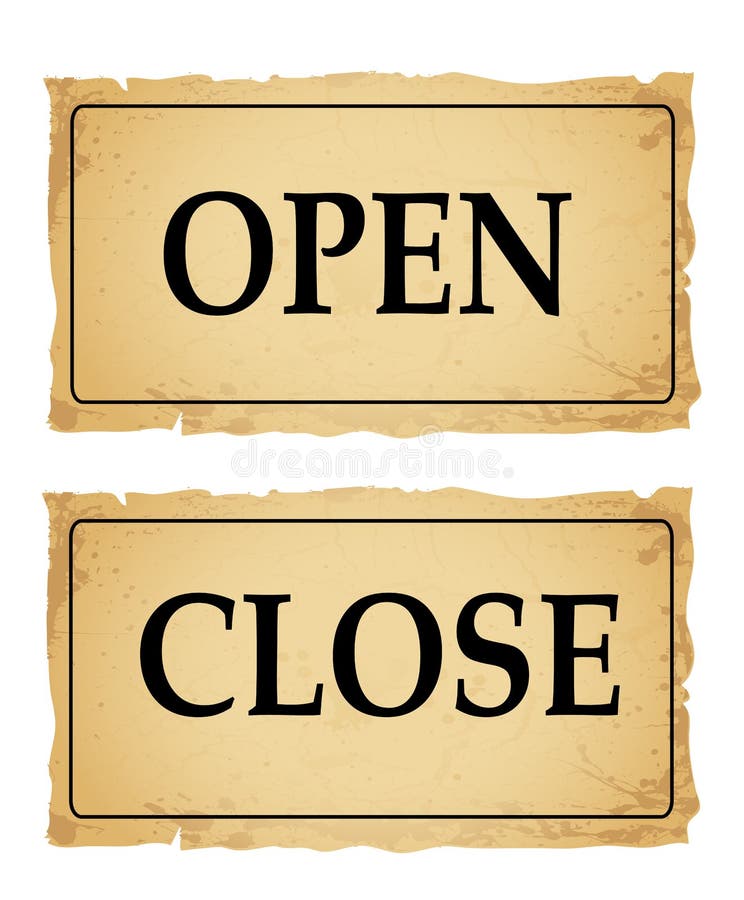 Open Close Sign Stock Illustrations – 39,476 Open Close Sign Stock ...