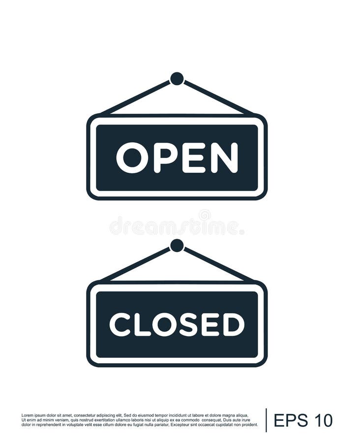 Open Close Icon Stock Illustrations – 29,584 Open Close Icon Stock ...