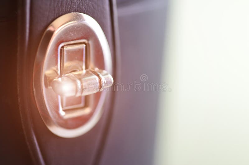 Equipment for Opening and Closing Door Lock Stock Image - Image of stop ...