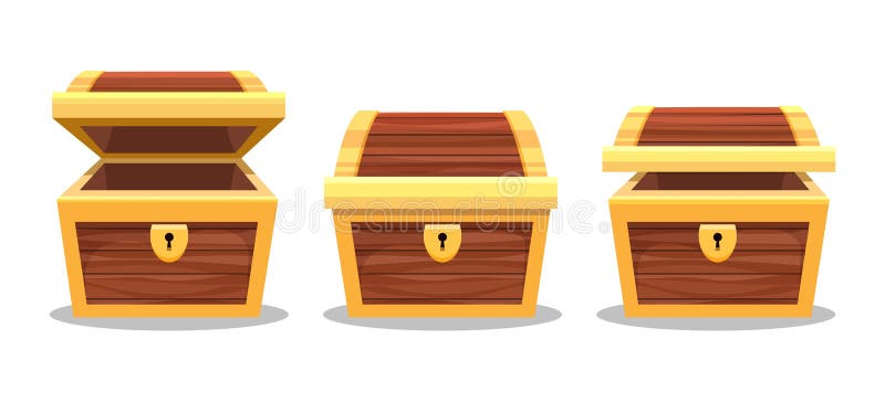 Treasure Chest Open Close Stock Illustrations – 439 Treasure Chest Open ...