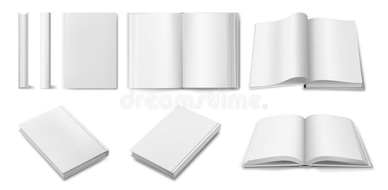 Open and Closed Books, Reading Publications Stock Illustration ...