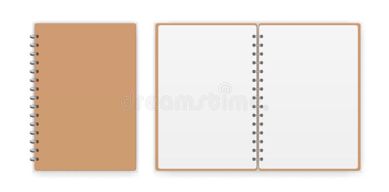 Brown notepad Background stock illustration. Illustration of note ...