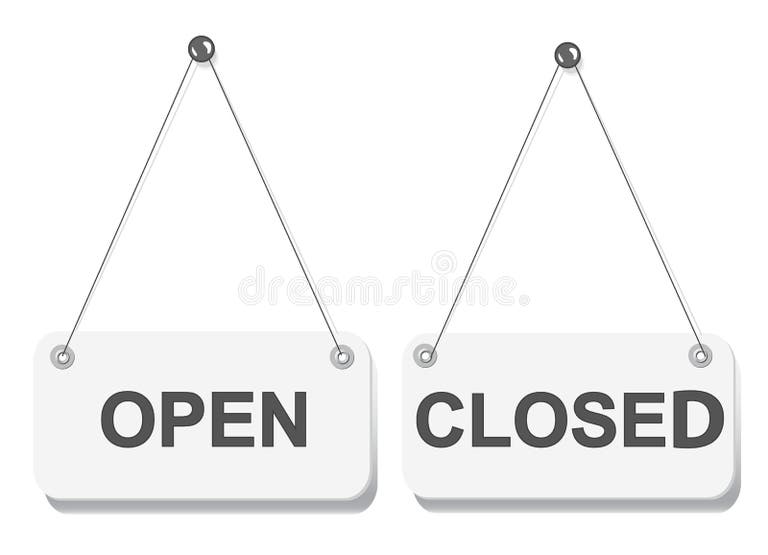 Open Close Sign Board Stock Illustrations – 3,558 Open Close Sign Board ...