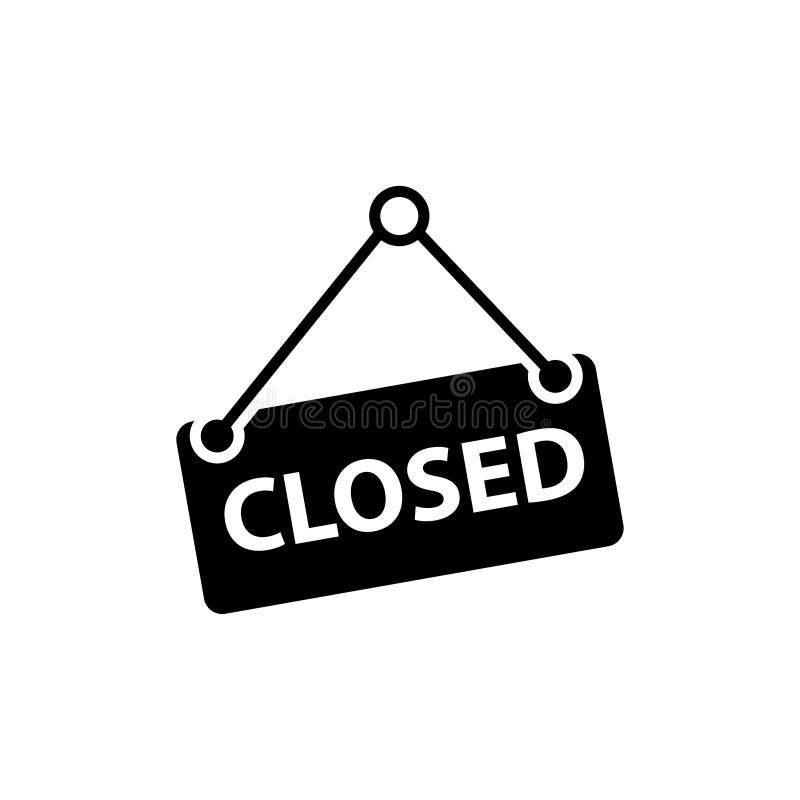 Open Closed Icon Flat Vector Template Design Trendy Stock Vector ...