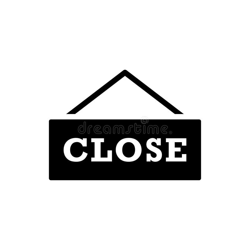 Open Closed Icon Flat Vector Template Design Trendy Stock Vector ...