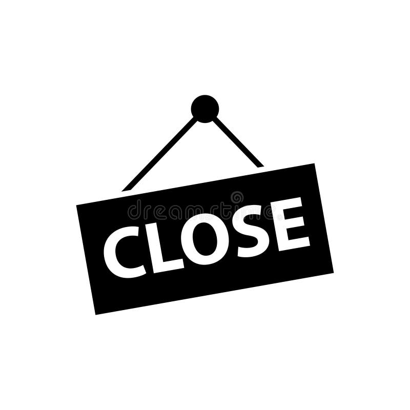 Open Closed Icon Flat Vector Template Design Trendy Stock Vector ...