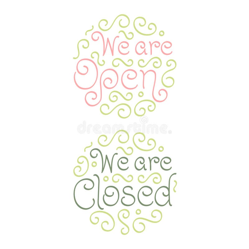 Closed Sign Stock Illustrations – 114,086 Closed Sign Stock ...