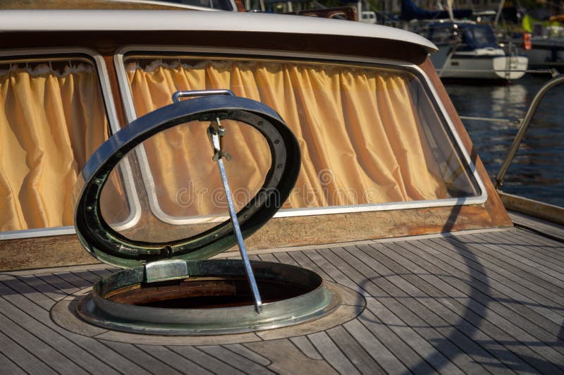 Open Cockpit Hatch on the Yacht Stock Photo - Image of rest, boat: 68990970