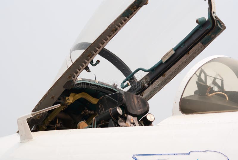 Open Cockpit Of Su27 Jet Editorial Photography Image Of