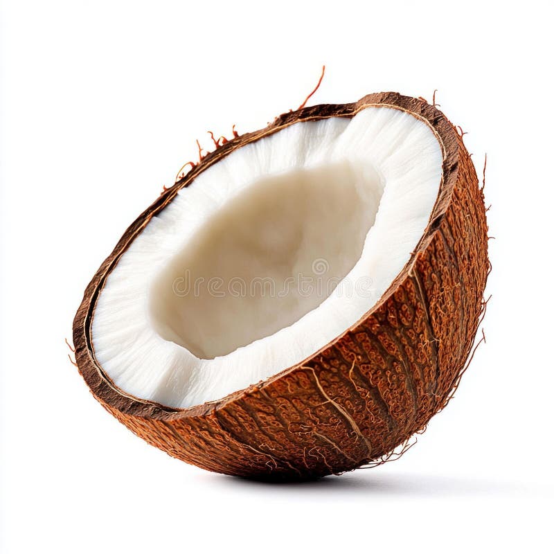 Open Coconut Linear Icon. Thin Line Illustration. Contour Symbol Stock ...