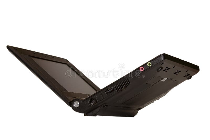 Open computer stock photo. Image of laptop, single, mobility - 8512868