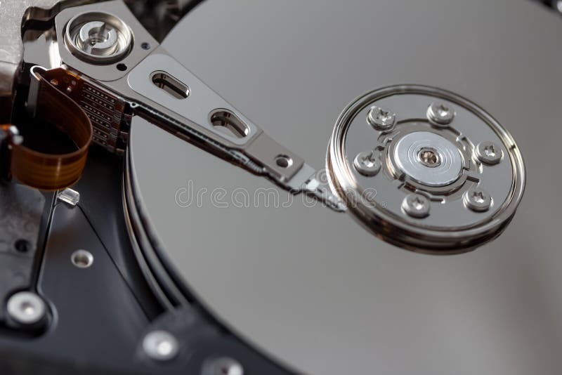 Open computer hard disk stock image. Image of secure - 39917441