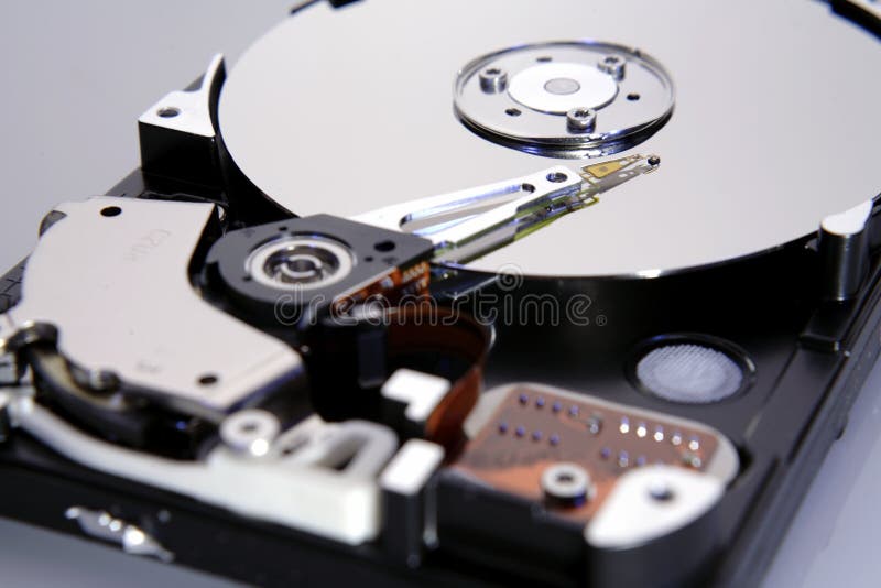 Open computer hard drive stock photo. Image of data, uncovered - 3005494