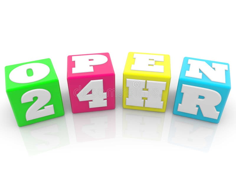 Open Concept On Red Cubes On Black Background Stock Illustration ...