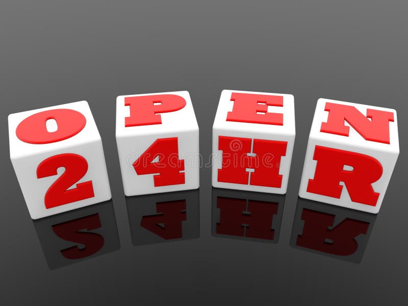 Open Concept on White Cubes Stock Illustration - Illustration of ...