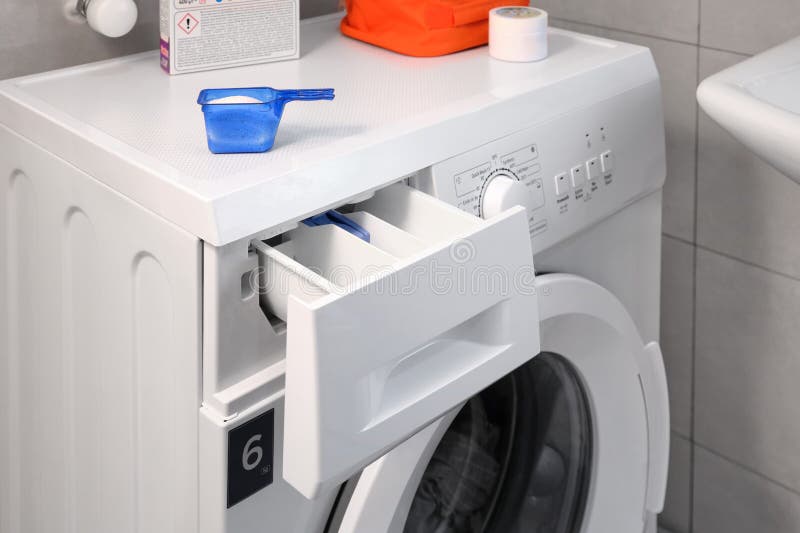 A Open Container for Loading Powder for Washing in Washing Machine in ...