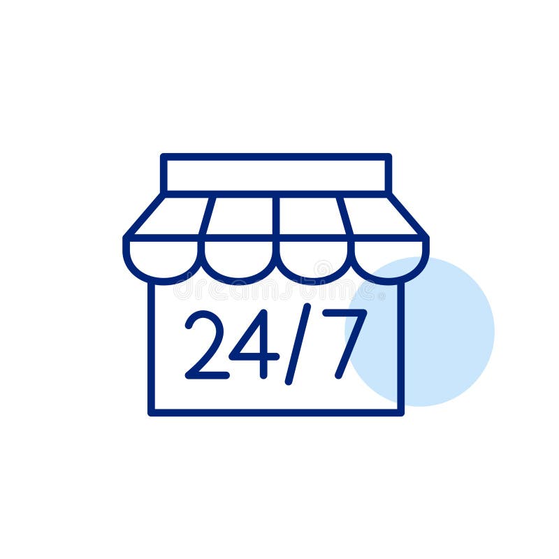Always Open Convenience Store with 24 7 Working Hours. on Demand ...