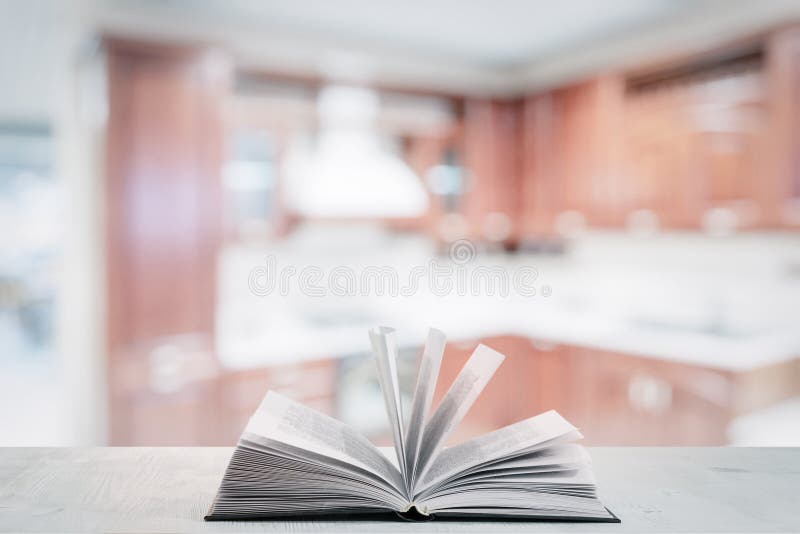 Open old cookbook stock image. Image of book, white, vintage - 6345567