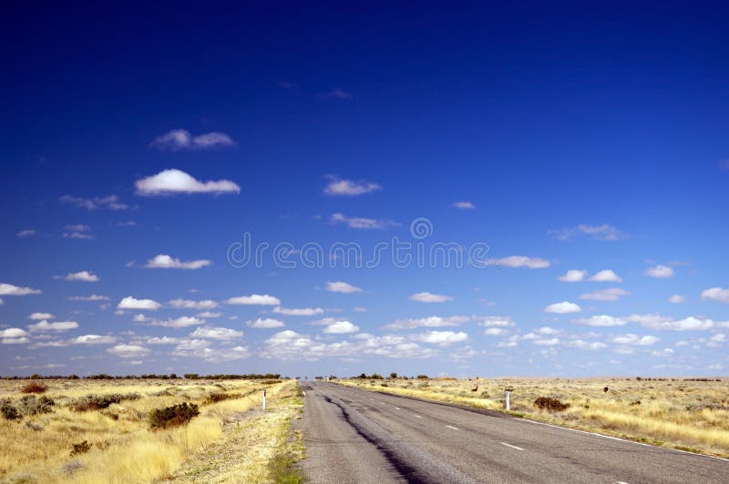 Open Country Road stock photo. Image of forward, horizon - 27414120