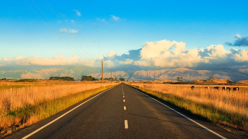 Open Country Road stock photo. Image of road, wonderful - 368139720