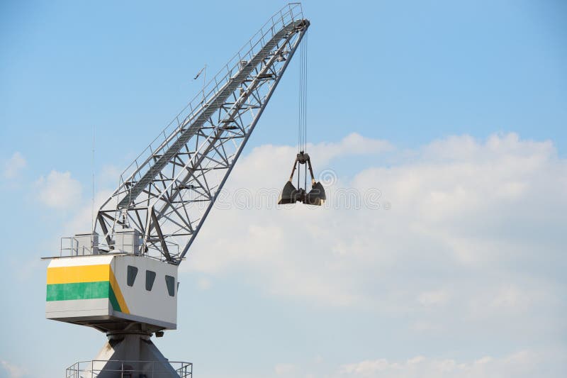 Open crane stock image. Image of high, hoggin, metal - 49668087