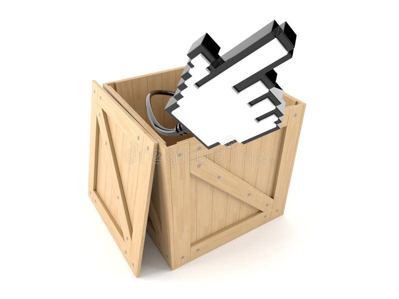 Open Crate Boxes 3d, Cardboard Box Brown, Flat Style Cardboard Parcel ...