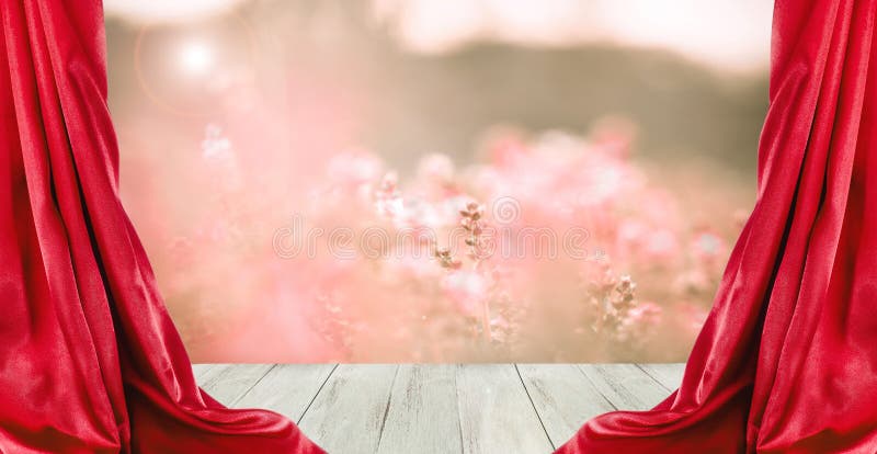 Open curtains. stock image. Image of curtain, brightly - 50894195