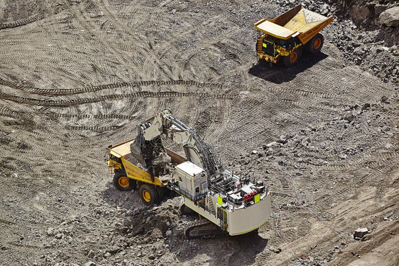 Open Cut mining equipment stock image. Image of truck - 95225255