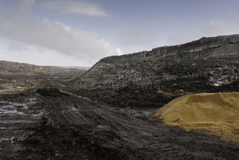 OPEN - CUT MINING stock image. Image of mining, poland - 98725149